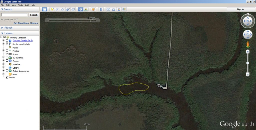 How To Use Google Earth To Find Inshore Structure * Amelia Fish Bites